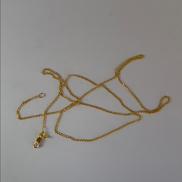 Jewelry | 14k Solid Gold Flat Open Wheat Chain 2 Inches | Poshmark